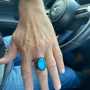 Seal of Solomon Ring, Luxury Ring, Hexagon Star, Red Agate Ring ...