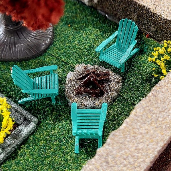 HO Scale Office Furniture for Model Train Layout - Etsy