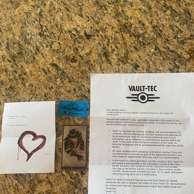 Un-official Handmade Fallout 4 Cardboard Box Props - Etsy