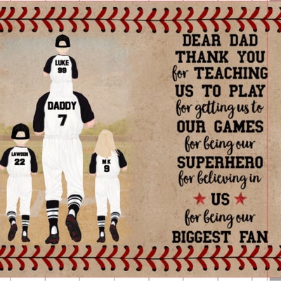 Baseball Jersey Clipart: father's DAY Clipart Daddy Clipart Watercolor ...