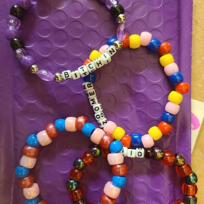 Beaded/kandi Rings - Etsy