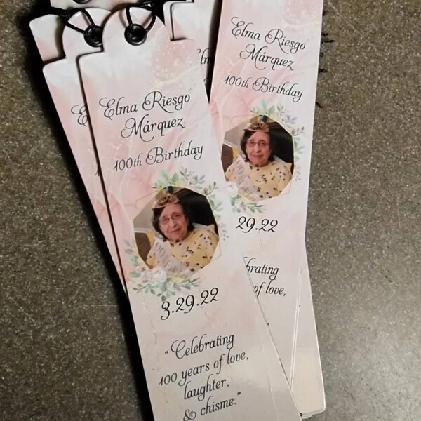 100 Pcs Wedding Favor Personalized Bookmarks Custom Bookmark Rustic Wedding Favors