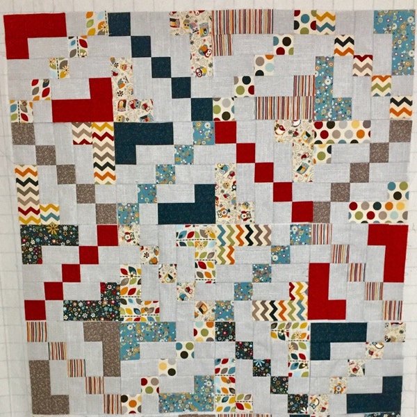 Woodshire Quilt Pattern - Digital Pdf - Pre-cut Friendly Pattern for ...
