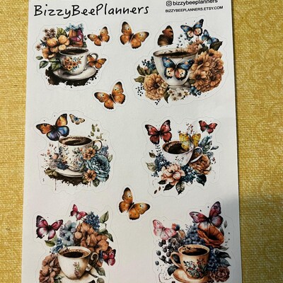 Fall Cows Standard Vertical Weekly Kit Vertical Planner Sticker Kit Cow ...