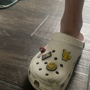 Middle Finger Jibbitz Croc Charm Hand Painted Shoe Charm - Etsy