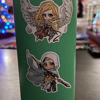 Syr Gwyn Hero of Ashvale W Steed Sticker Inspired by Magic the ...