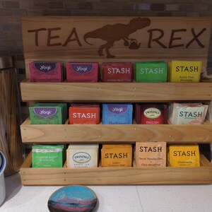 Made to Order Dark Tea Tin Rack Organizer for Loose Tea Tins. - Etsy