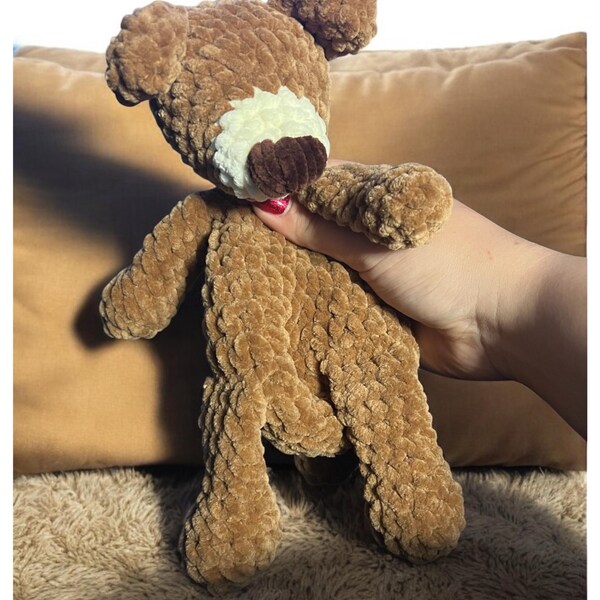 Jr. Bear the Bear Snuggler - Crochet Pattern, Bear Pattern, Crochet ...
