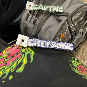 ROBLOX Personalized Custom Name Tag, Keychain, Keyring, Zipper Pull ...