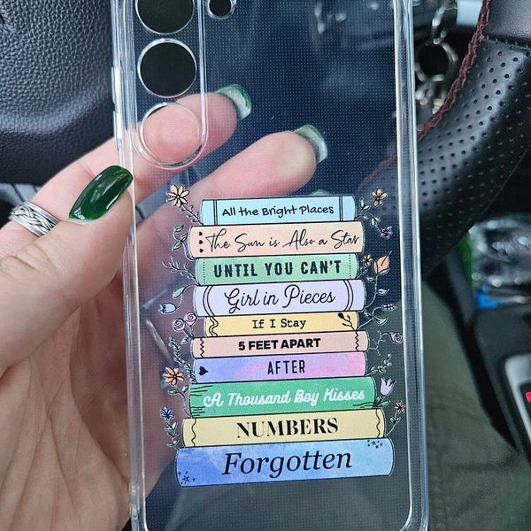 Personalized Favorite Books Magsafe Phone Case | Book Lover Phone Cover ...