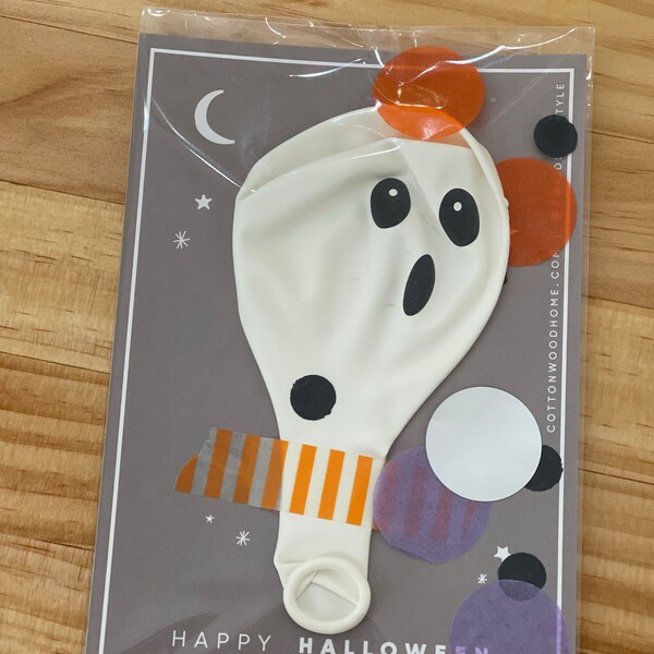 Ghost Balloon Handout Kids Classroom No Candy Halloween Treat Kids ...
