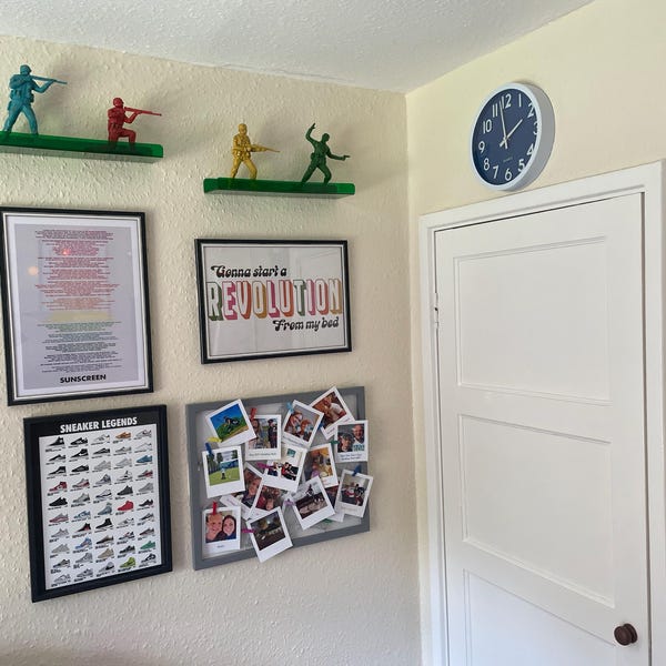 Black Frame White Background Personalised Retro Letter Board With 188 ...