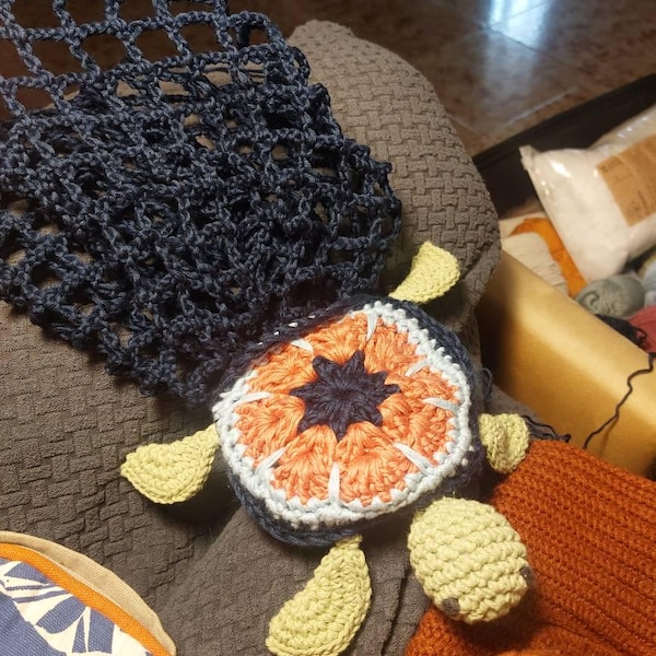 Foldable Turtle Bag - PDF Crochet Pattern - Etsy