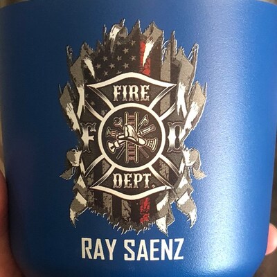 Firefighter Ripped Tumbler Personalized With Name or Saying Perfect ...