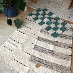 Extra Large Pine Green Rug 6.5x10 Feet, Green Area Rug, Living Room Rug ...