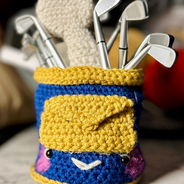 Golf Clubs & Bag Crochet PATTERN ONLY Pdf DOWNLOAD! Amigurumi Crochet ...