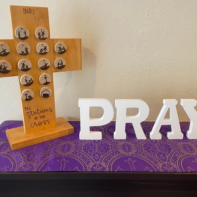 Home Altar Catholic Liturgical Runner Gold White Metallic Long - Etsy