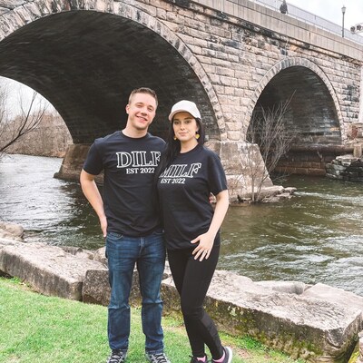 DILF Hunter Badge Pin Button, Gift for Hot Dad Lovers, Funny DILF Gift for Him, Funny DILF Gift ...