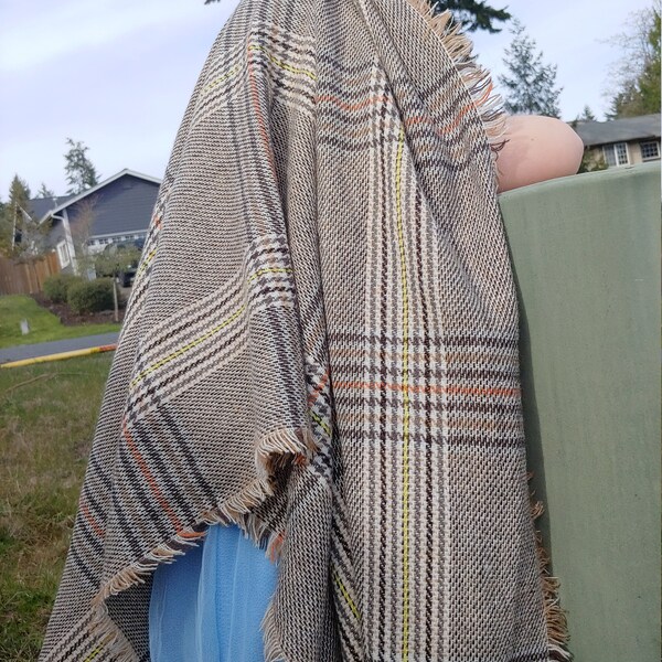 SHIPS TODAY Outlander Inspired Tartan Shawl Scarf, Plaid Blanket Scarf ...