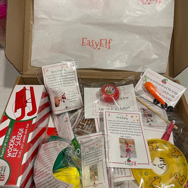 2024 Elf Props Kit 24 Days of Christmas Elf Activities Elf Countdown 2 ...