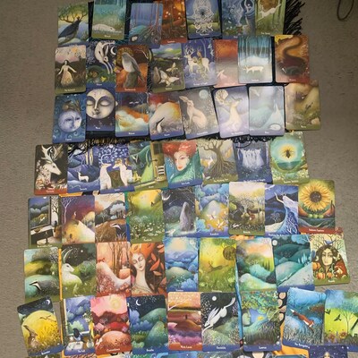 Earth Angels Message Cards 70 Cards by Amanda Clark & Animal - Etsy