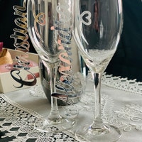 Laser Cut Names With a Decor Personalized Glass Decor Custom - Etsy