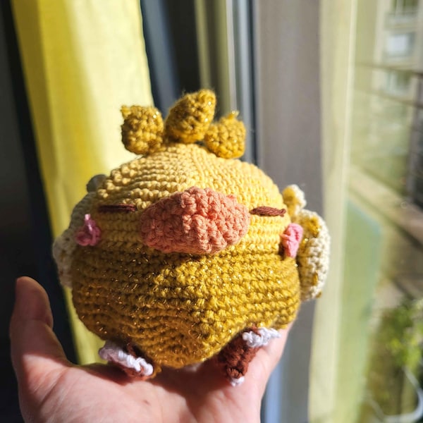 Fat Chocobo Chick Crochet Pattern (DIGITAL DOWNLOAD) - Etsy