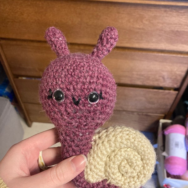 PATTERN: Sally the Snail - Crochet Snail Pattern - Amigurumi Snail ...