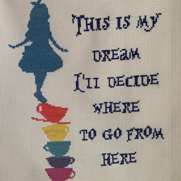 SET Alice Cross Stitch Pattern, Wonderland Stitch Counted, Cat, Alice ...