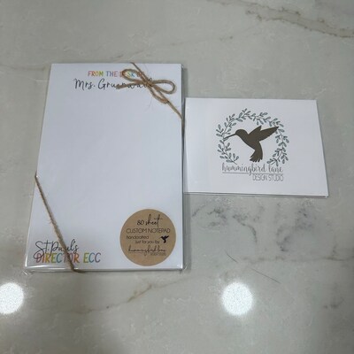 School Principal Notepad, Personalized School Principal Notepad, Gift ...