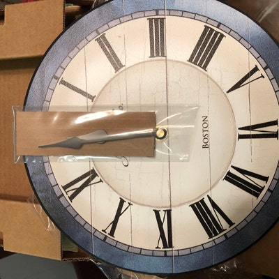 Heavy Metal Black Wall Clock 8 Sizes to Choose Made in USA - Etsy