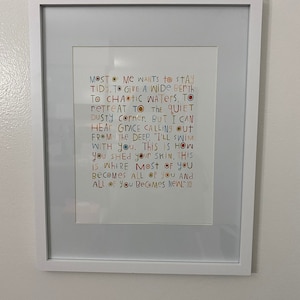 The House That God Built // Original Poetry Print // 8x10 Art - Etsy