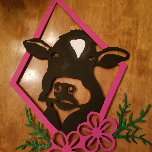 COW DXF, Cow Head Svg, Farm Animal Svg, Silhouettes Dxf File, Cricut ...