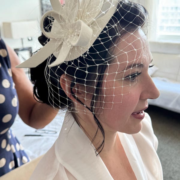 Black Silk Triple Bow Fascinator. New Design, 2024 Collection. - Etsy