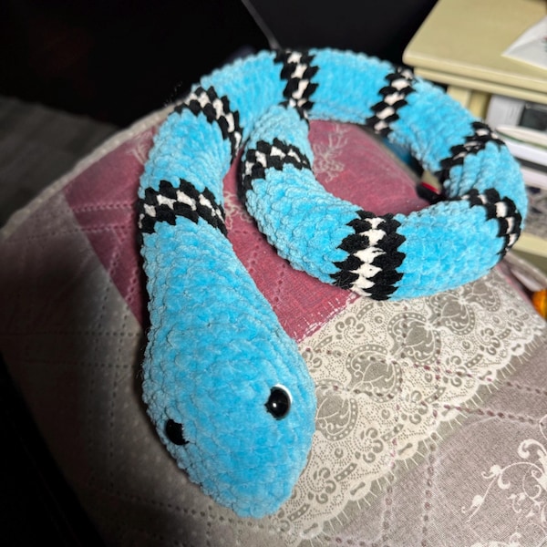 Crochet Snake Pattern, Crochet Amigurumi Pattern, NO SEW, English and ...