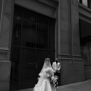 Detachable Long Sleeves/ Tulle Wedding Sleeves/ Puffed Wedding Sleeve ...