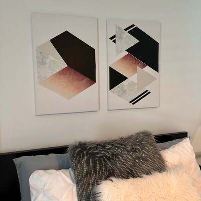 Copper Love Heart Print Copper Printable Art Scandinavian - Etsy