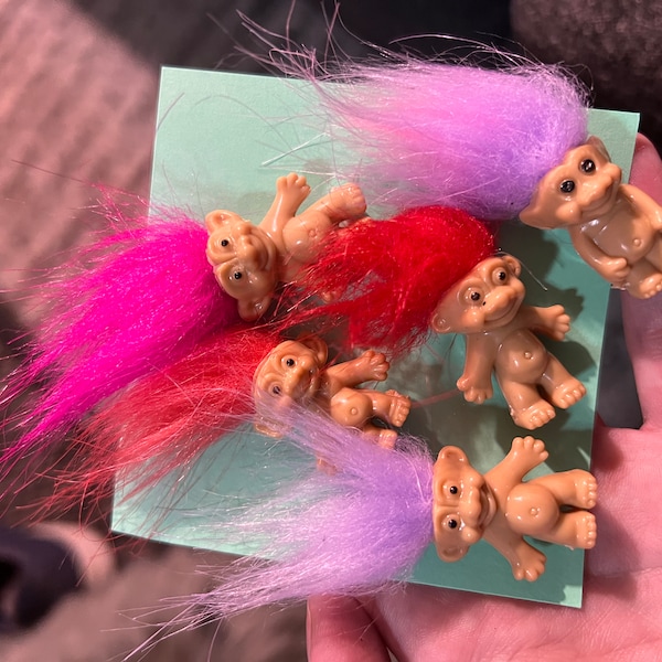 Mini Vintage Troll Magnet - Etsy