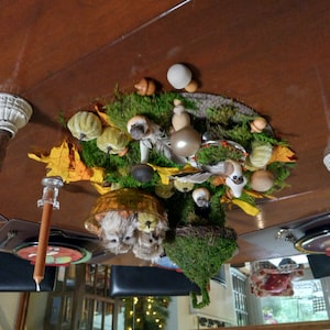 Fall Forest Set Hand Painted Wooden Mushrooms Planter - Etsy