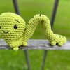 PATTERN: Iggy the Inchworm - Crochet Inchworm Pattern - Amigurumi ...