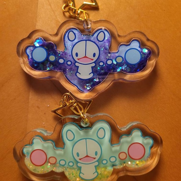 Agent 8 & Acht dedf1sh Liquid Glitter Shakers Splatoon 3 Side Order ...