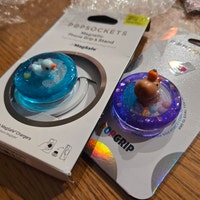 Kawaii Ponyo Inspired Resin Shaker Charm Phone Grip Keychain Badge Reel ...