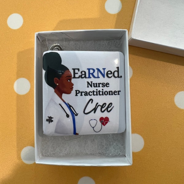 Nurse Practitioner Art Retractable Badge Buddy, Advanced Practice Badge ...