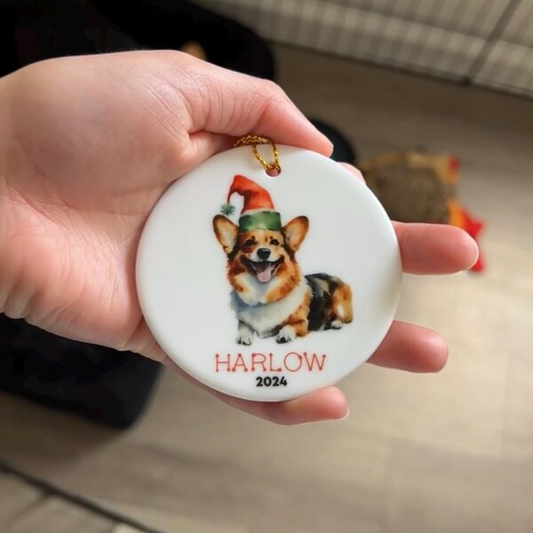 Handmade Personalized Golden Retriever Ornament, Custom Golden ...