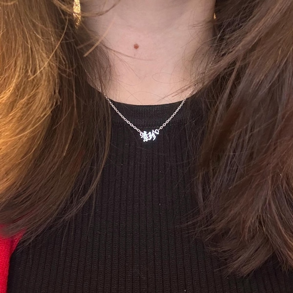 Custom Morse Code Necklace, Custom Secret Message Friendship Couples ...