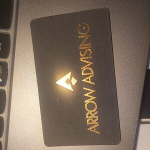 Luxury Gold Foil Business Cards Design and Print, Foil Edging Calling ...