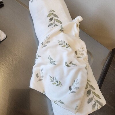 Brown Leopard Muslin Swaddle Blanket Newborn Swaddle Leopard - Etsy