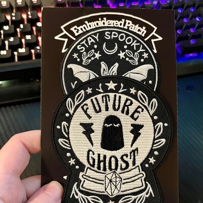 Spooky Bat Patch Iron on Gothic Alternative Goth Wiccan Pastel Goth ...