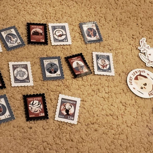 Hannibal S1 Sticker Stamps - Etsy