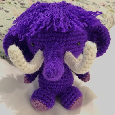 PATTERN: Wallace the Woolly Mammoth Crochet Woolly Mammoth Pattern ...